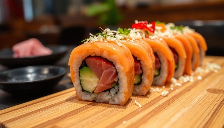 Delicious Alaska Roll: 5-Star Fresh Japanese Sushi with Salmon & Avocado